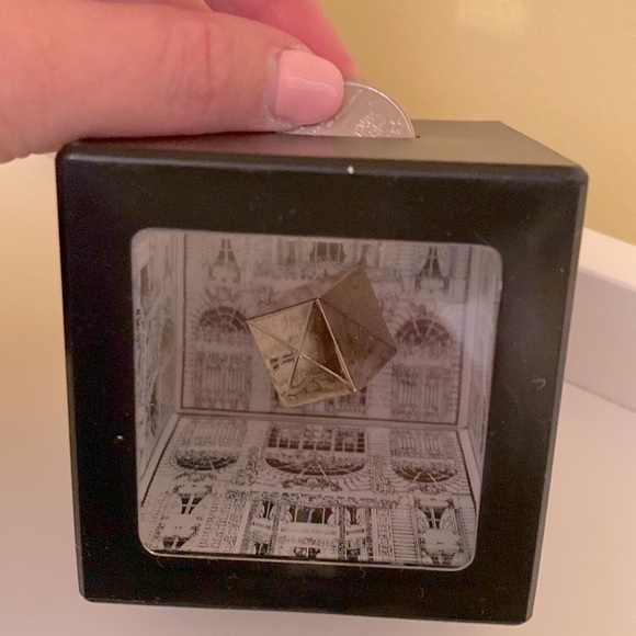 Toys | Magic Trick Coin Cube Shape Unique Piggy Bank W Floating Ball ...